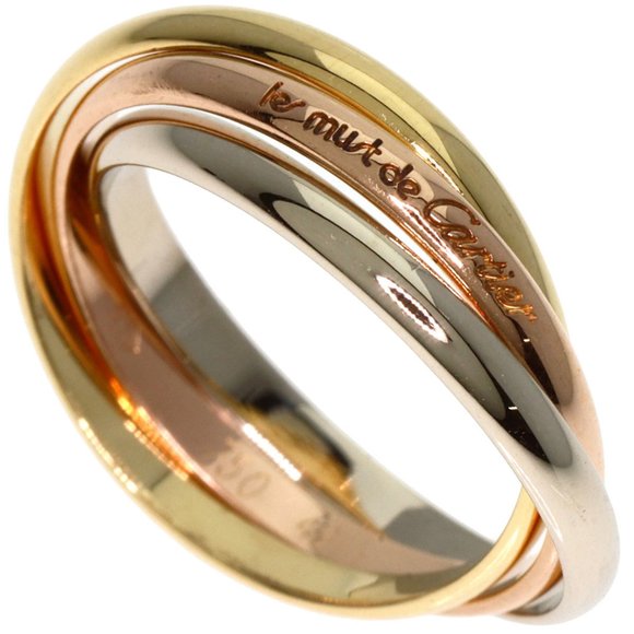 Cartier | Jewelry | Cartier 8k Pink Trinity Ring 49 | Poshmark